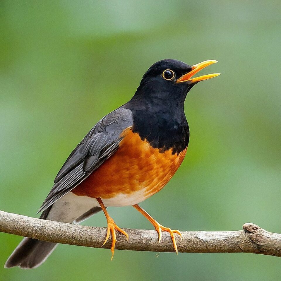 40+ Unique Black Birds With Orange Beaks (With Pictures)