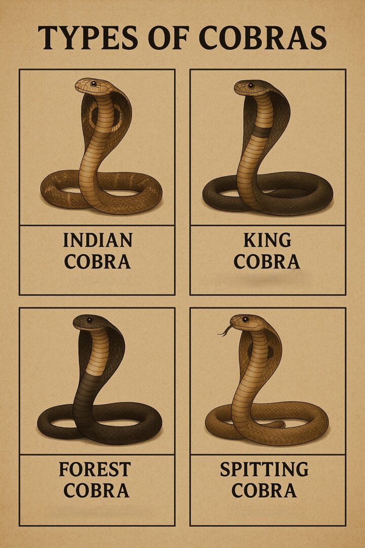 30+Types Of Cobras: Meet Nature’s Venomous Variety