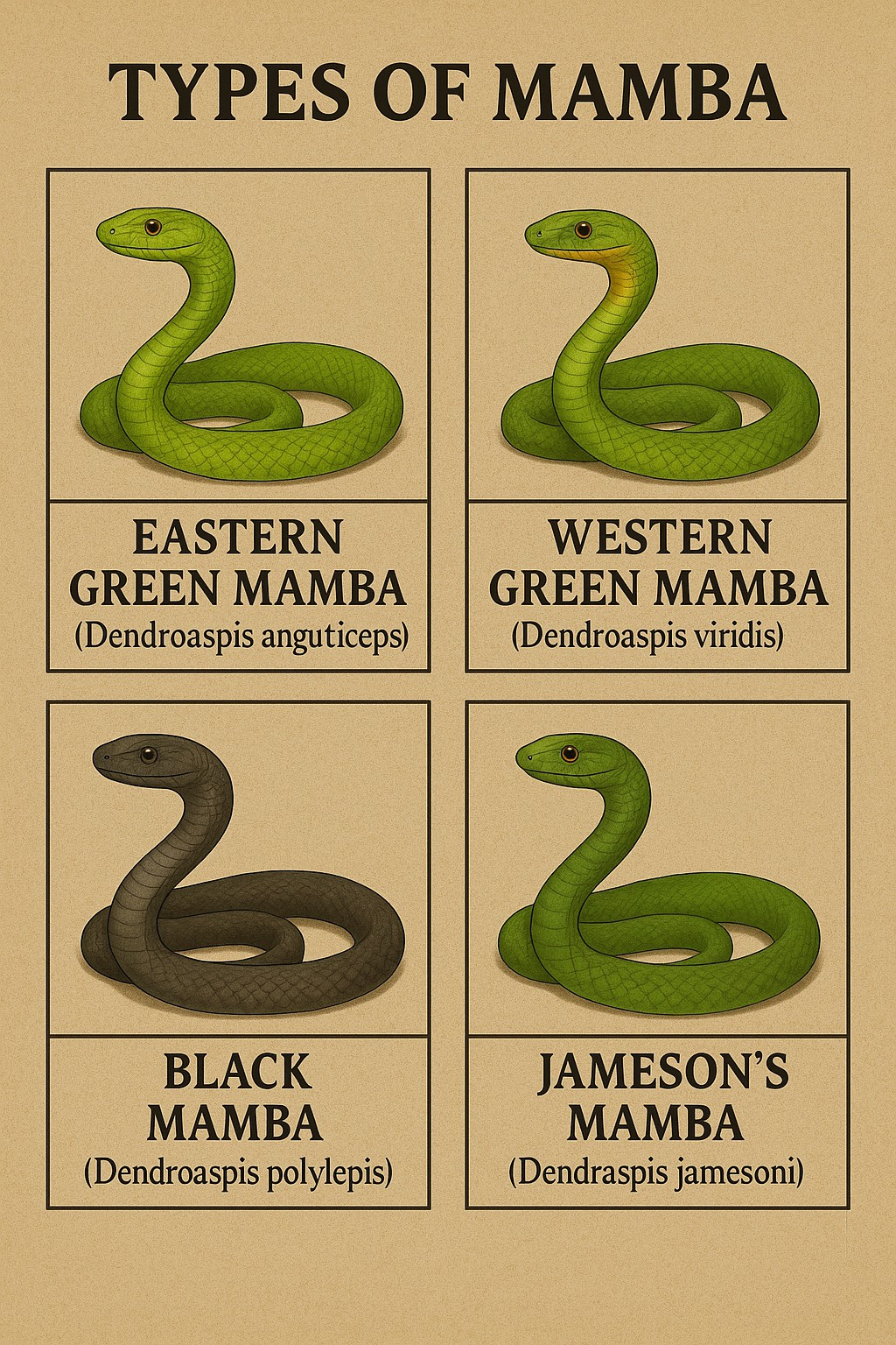 5 Types Of Mambas: Africa's Elegantly Venomous Snakes