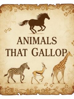 20+ Animals That Gallop: Nature’s High-Speed Marvels